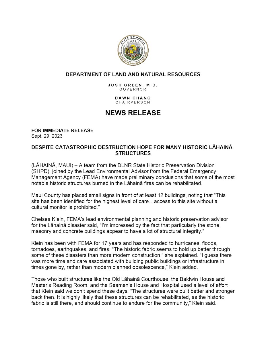 Lahaina's Recovery Efforts| Lahaina Restoration Foundation